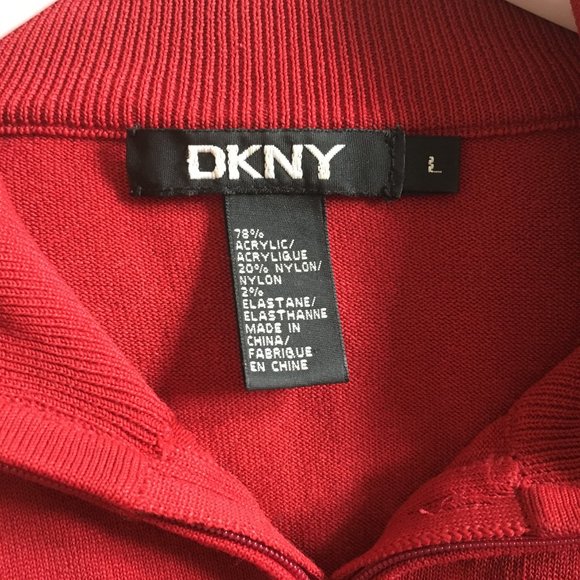 Dkny | Sweaters | Dkny Womens Red Knit Tank Sweater Set Size L | Poshmark